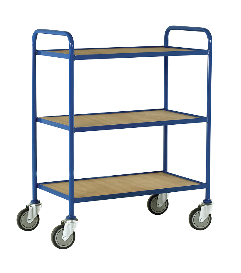Loadtek Tray Trolley - 2 or 3 removable trays or fixed shelves