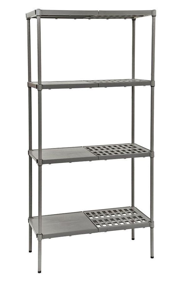 Eclipse Standard Plastic Plus Bays - Solid Shelves | Food Sector