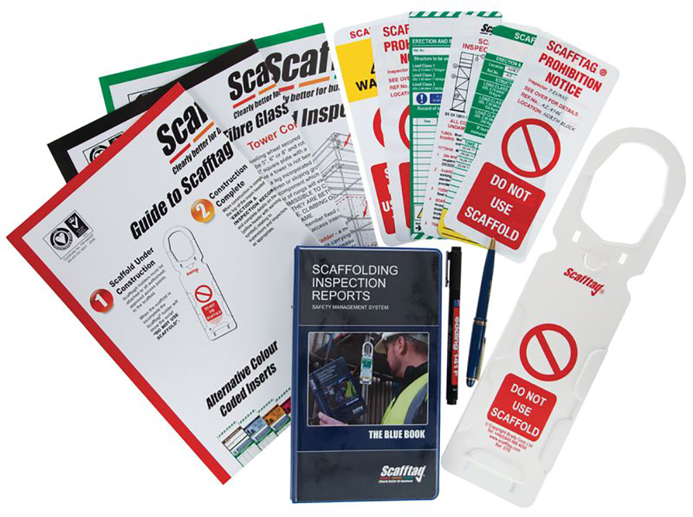 Scaffold Inspection Report Book - Blue | Scafftag System