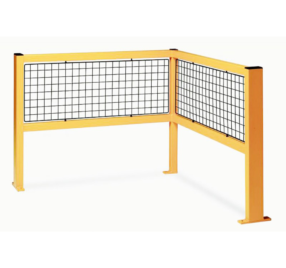 Fully Welded Corner Safety Barriers - Mesh Infill | Warehouse Protection