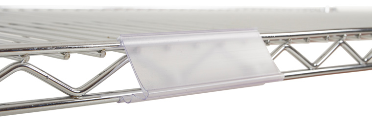 Chrome Wire Ticket/Edging Holder | Wire Chrome Shelving